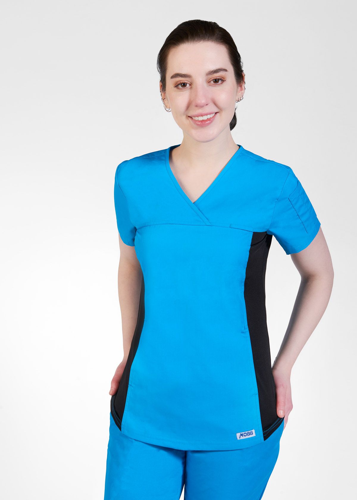 MOBB Medical Wear Flexi V-Neck Scrub Top 324T| Women Scrubs | Nurse ...