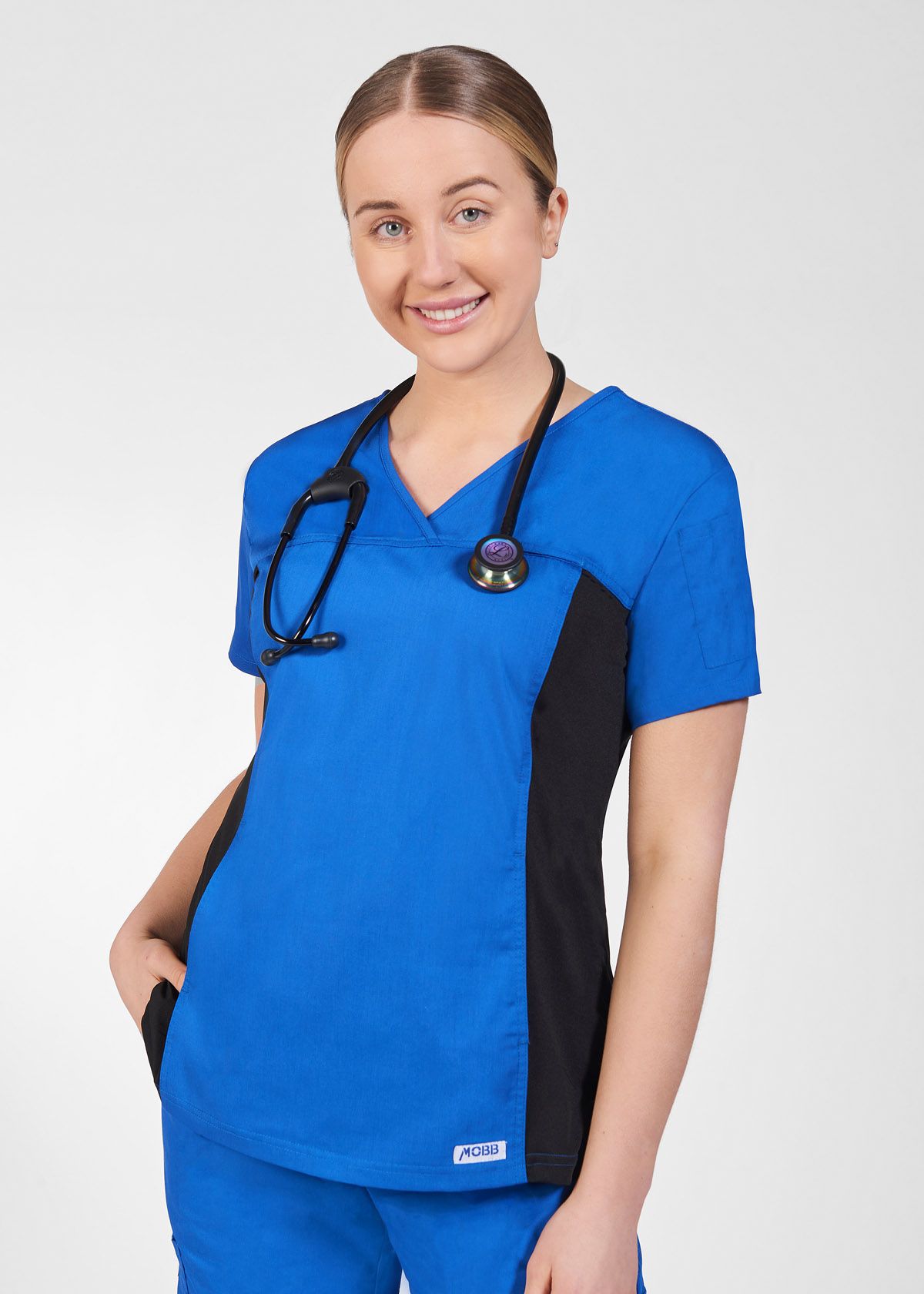 MOBB Medical Wear Flexi V-Neck Scrub Top 324T| Women Scrubs | Nurse ...