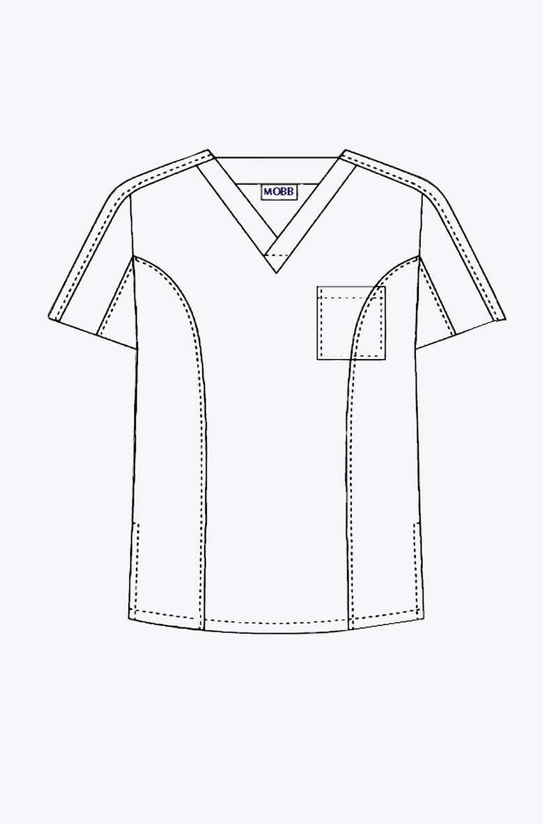 MOBB Medical Men's Two Tone Scrub Top | Nurse Uniforms | Scrubs Tops