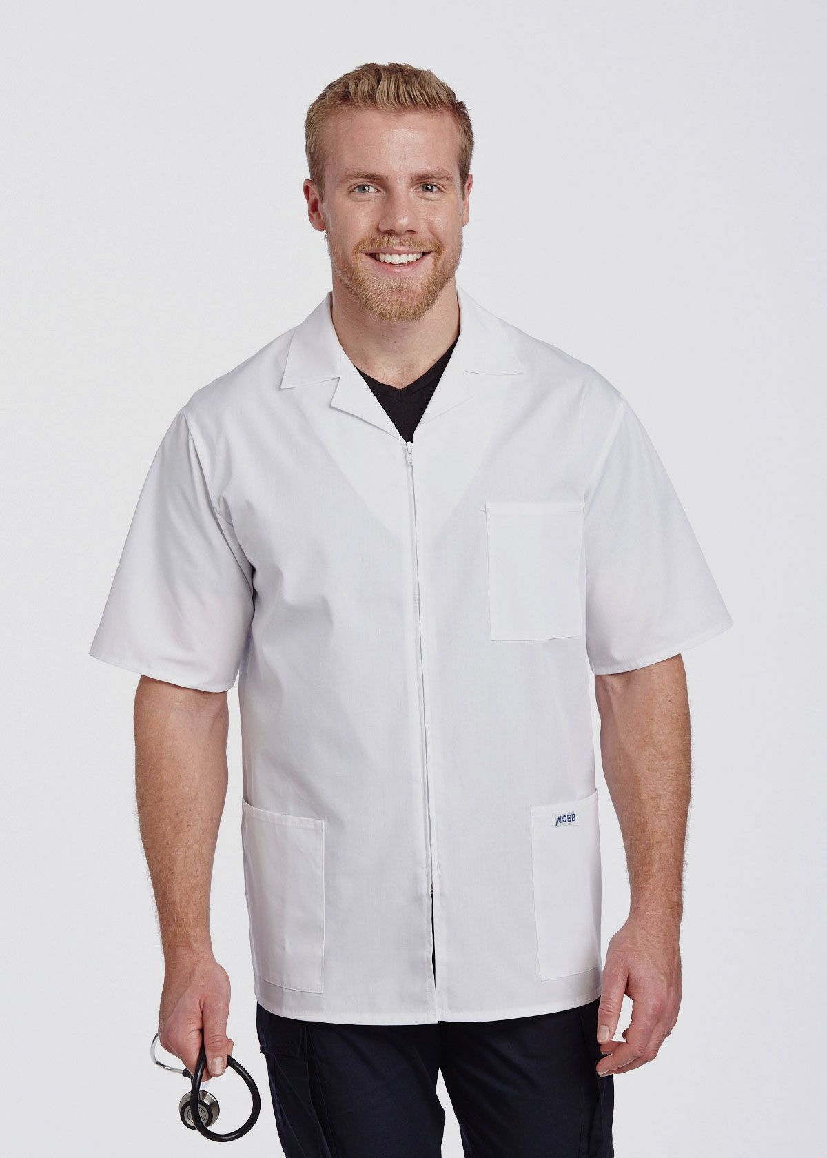 CJ007 Unisex Zipper Consultation Jacket | MOBB Medical Lab Coats & Jackets