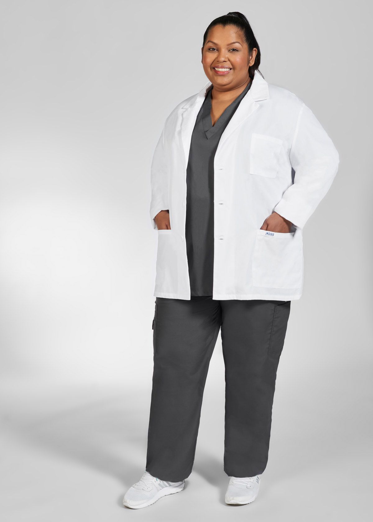 MOBB Medical Unisex Half Length Lab Coat L203 | Lab Coats & Jackets ...